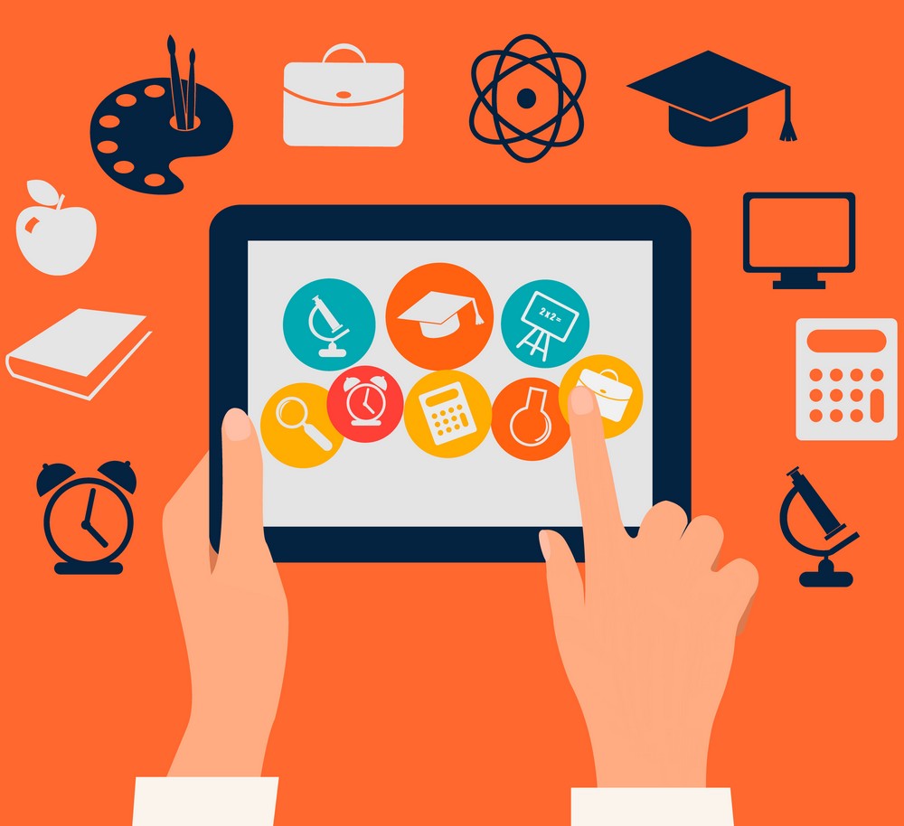 e-learning-flat-design | Nescon